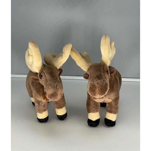 Wild Republic | Toys | Pair Of Wild Republic Moose Plush Displayed Only ...